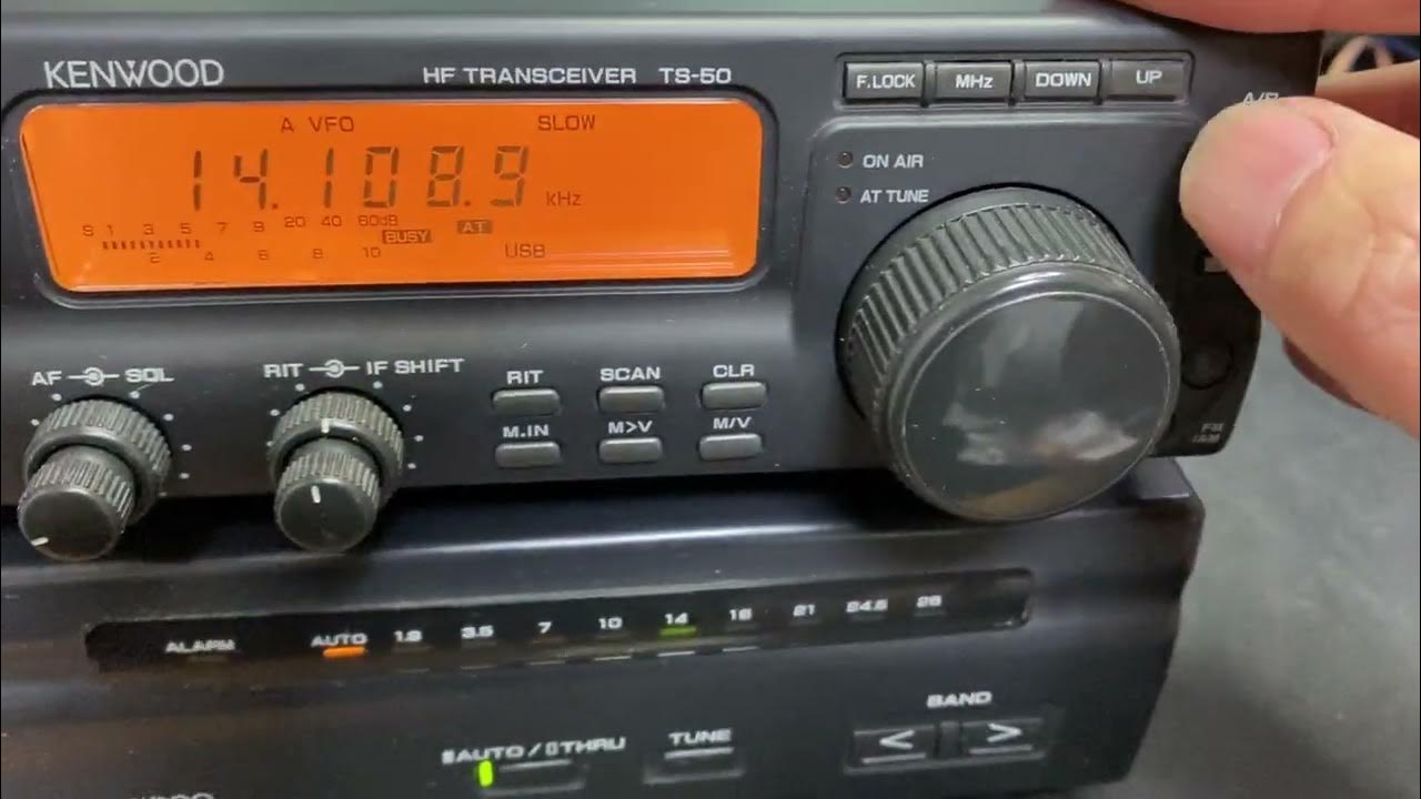 KENWOOD TS-50D+AT-50 - YouTube