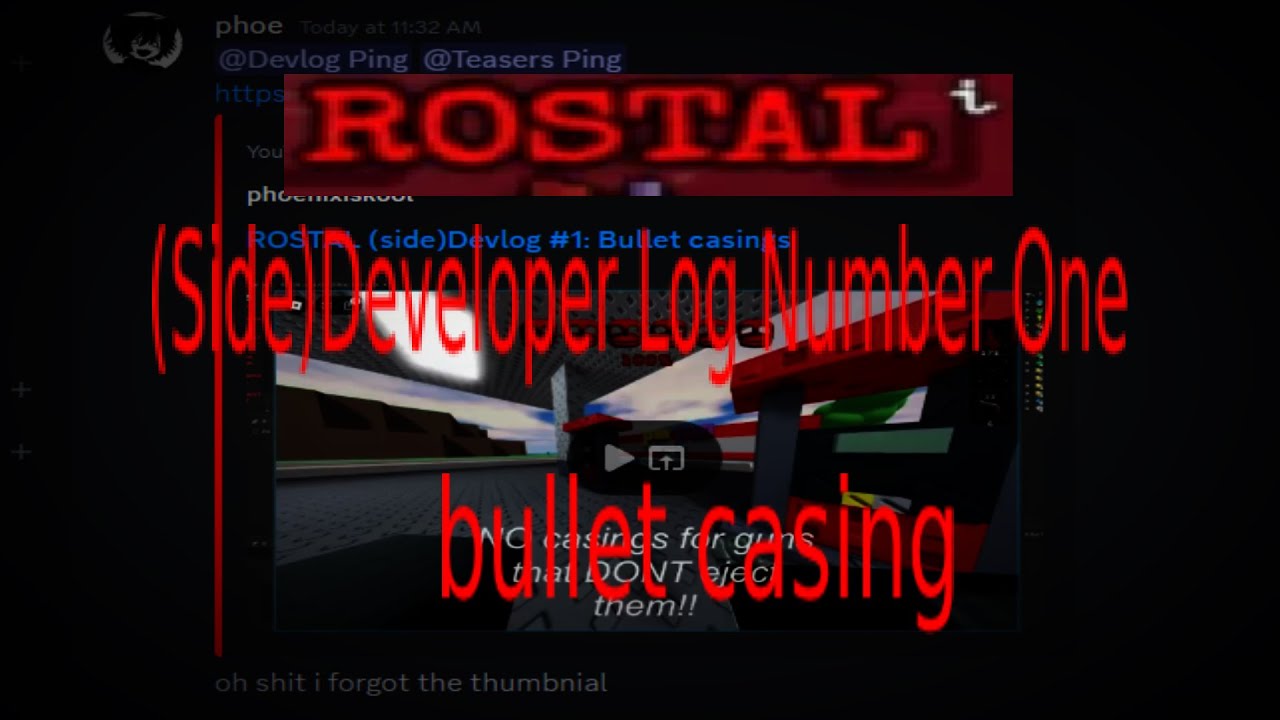 ROSTAL (side)Devlog #1: Bullet casings - YouTube