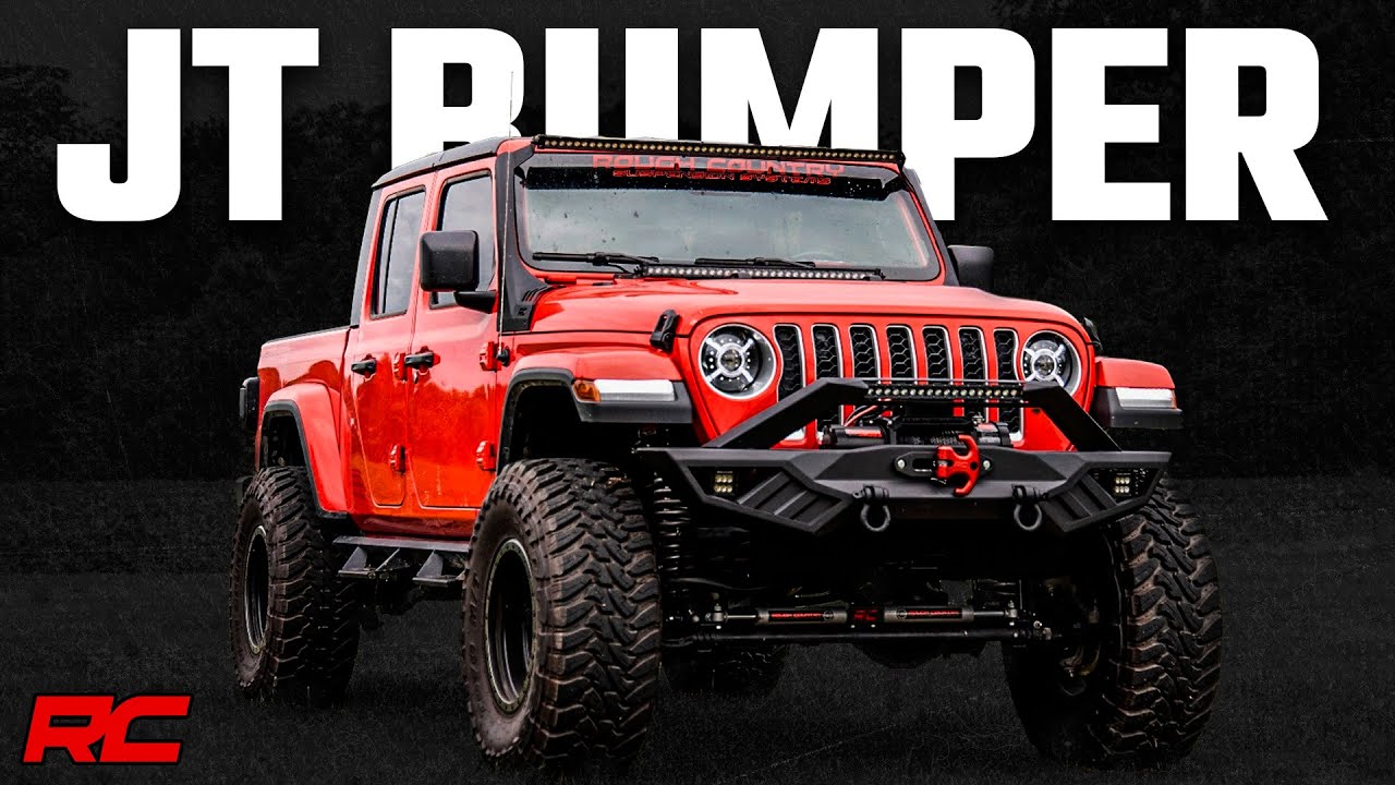 Jeep Gladiator JT Front Bumper - YouTube