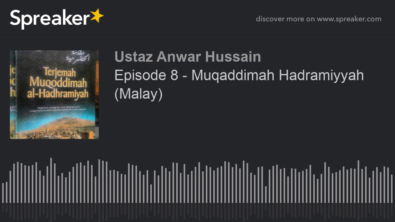 Episode 8 - Muqaddimah Hadramiyyah (Malay) - YouTube