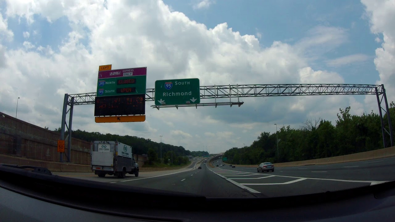 VA Springfield Interchange inbound - YouTube