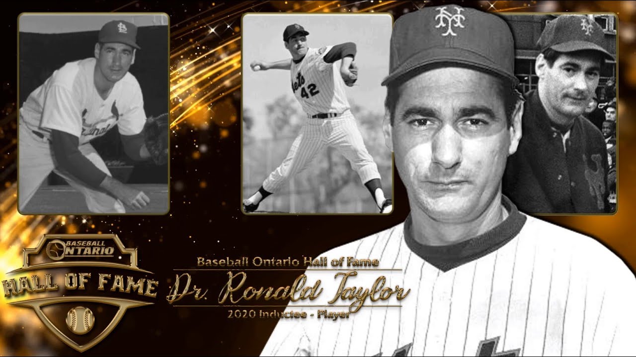 2020 Baseball Ontario Hall of Fame Induction - Dr. Ron Taylor - YouTube