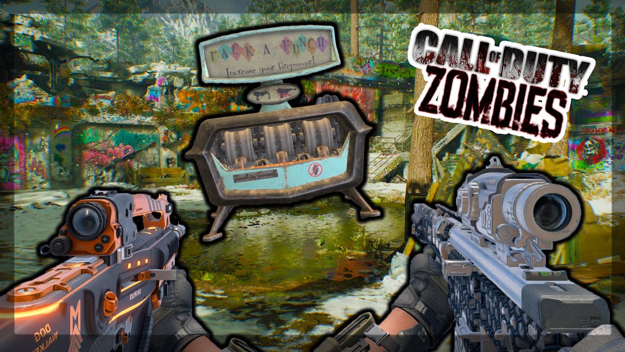 Pack-A-Punching EVERY TACTICAL RIFLE in Every Cod Zombies Game (Black ...