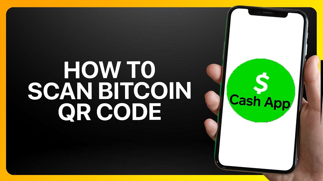 How To Scan Bitcoin Qr Code On Cash App Tutorial - YouTube