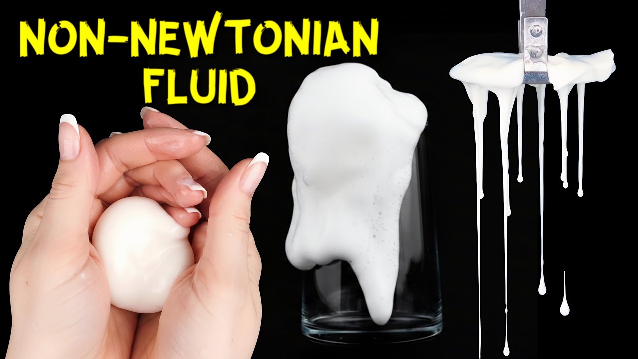 Non-Newtonian Fluid: Solid or Liquid? The Cornstarch Experiment That ...