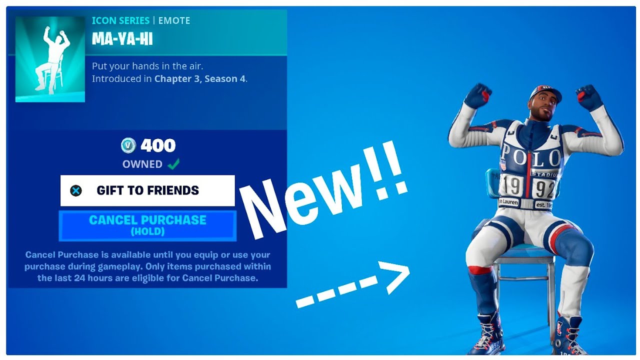 New 'Ma-Ya-Hi' Icon Emote Out Now! - Emote Showcase - YouTube