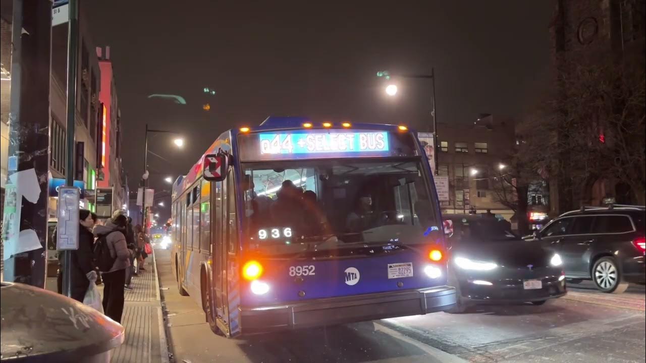 MTA NYCT: 2023 NovaBus LFS 8952 Q44-SBS! - YouTube