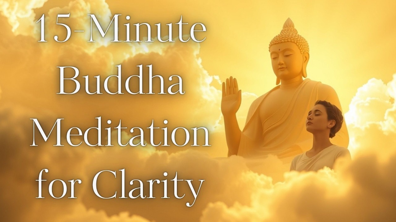 15 minute morning meditation for clarity and confidence with Buddha ...