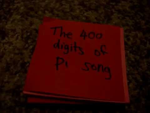 The 400 digits of pi song original - YouTube
