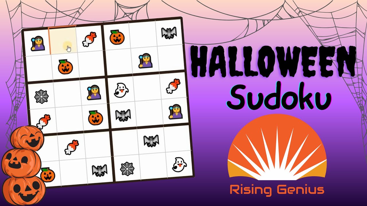 Halloween Sudoku Puzzle 🎃 | Brain Teaser! - YouTube