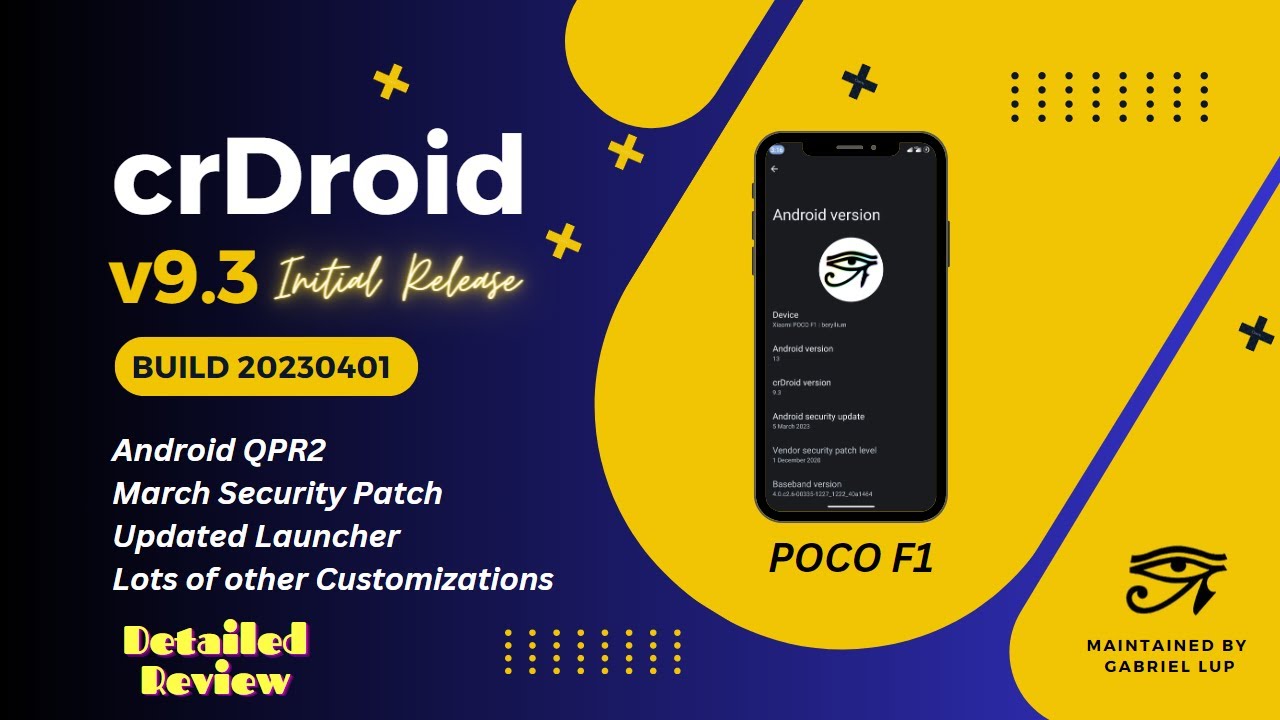 🔥crDroid v9.3 ANDROID 13🔥 | Build 20230401 | DETAILED REVIEW - YouTube