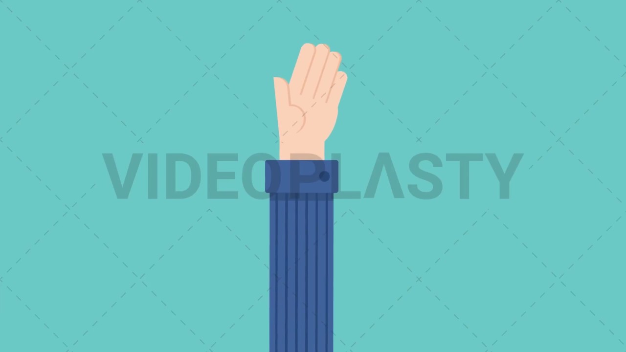 Hand Gesture: Open Palm Animation [MOV & GIF] - YouTube