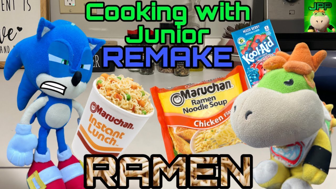 Cooking with Junior (and Sonic) REMAKE: Ramen Competition - YouTube