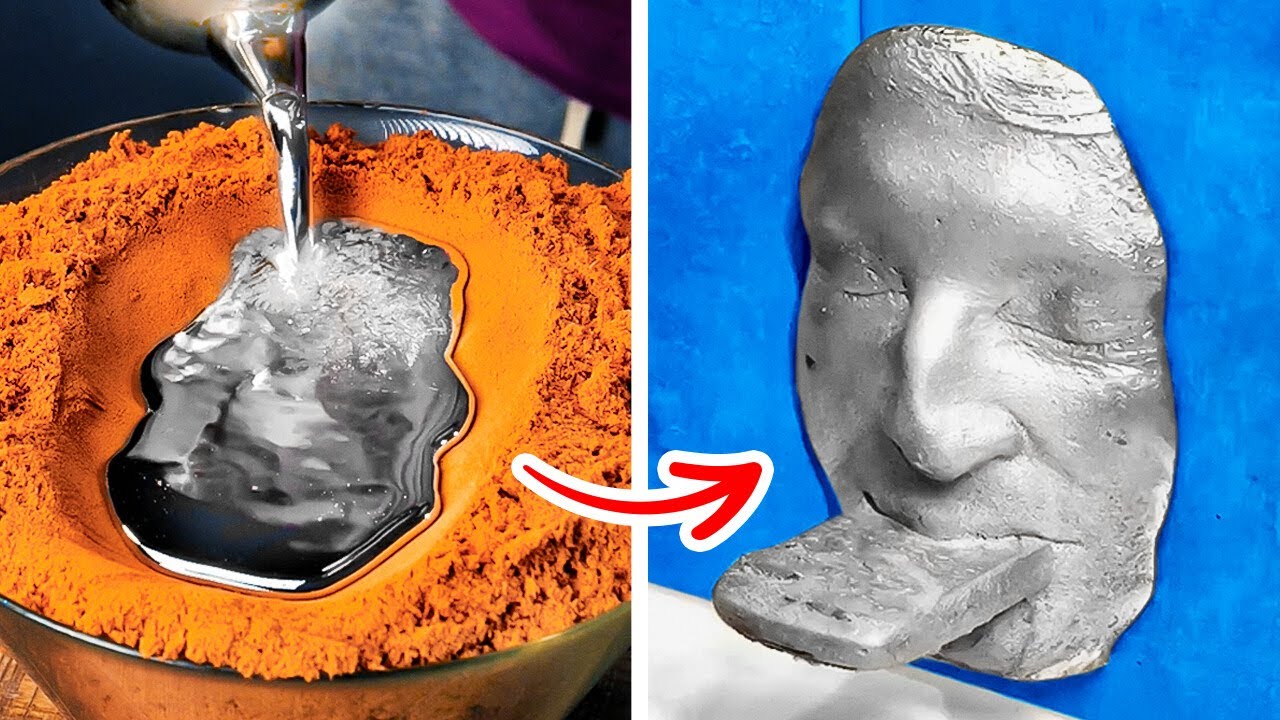 Melting And Pouring Metal For Cool Crafts - YouTube