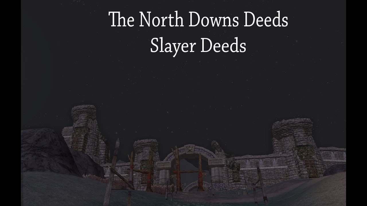 LOTRO - The North Downs Deeds - Slayer Deeds - YouTube