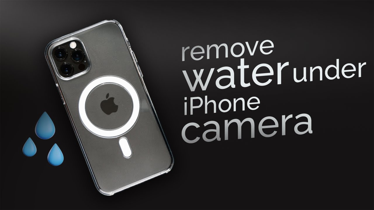 How to Remove Water / Dust under iPhone Camera - YouTube