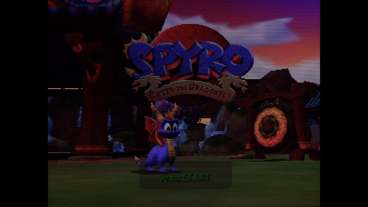 Spyro: Enter the Dragonfly Intro (GC) - Sony BVM-A32 (Reference CRT ...