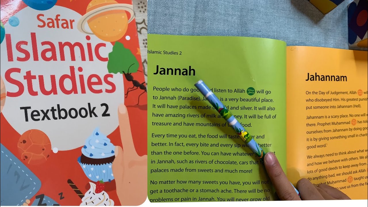 Benifit of books 📚lesson 9, safar islamic studies textbook 2, jannah ...