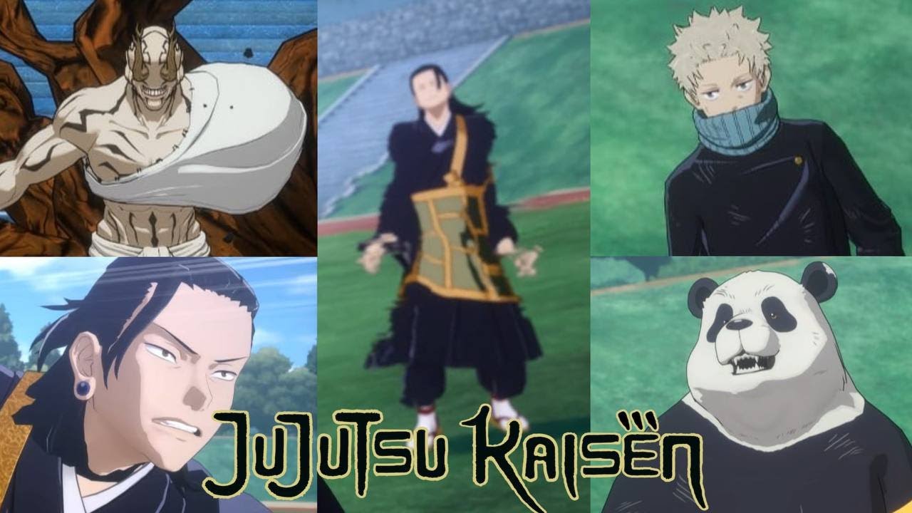 Toge Inumaki & Panda vs Suguru Geto & Hanami !! - YouTube