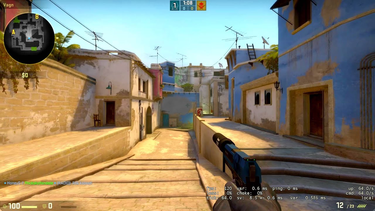 CsGo: Mirage 1 Way Smoke Window - YouTube