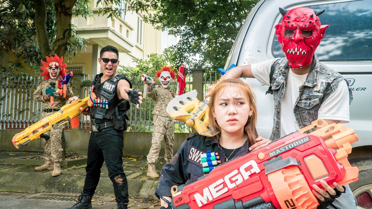 LTT Films : The Expendables S.E.A.L X Nerf Guns Fight Crime Group ...