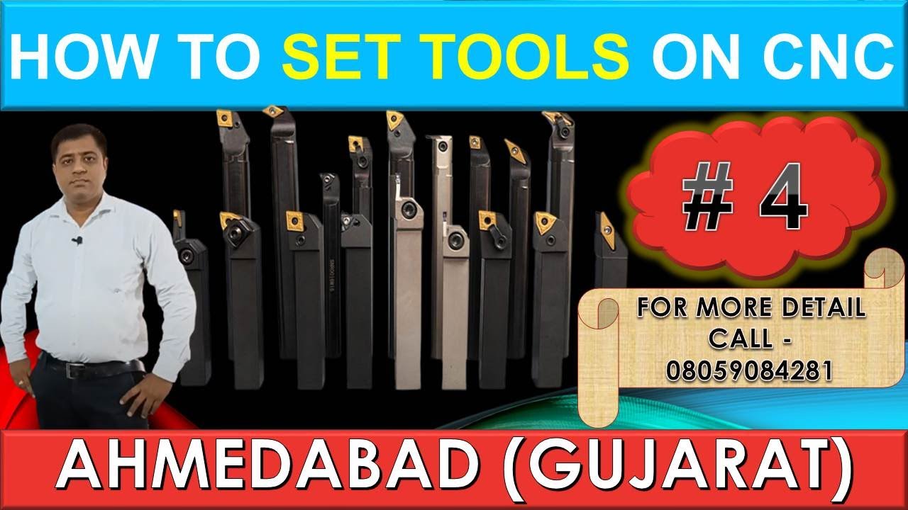 How to Set Tools on CNC Machine| #4 |Tool Setting on CNC Machine| How ...