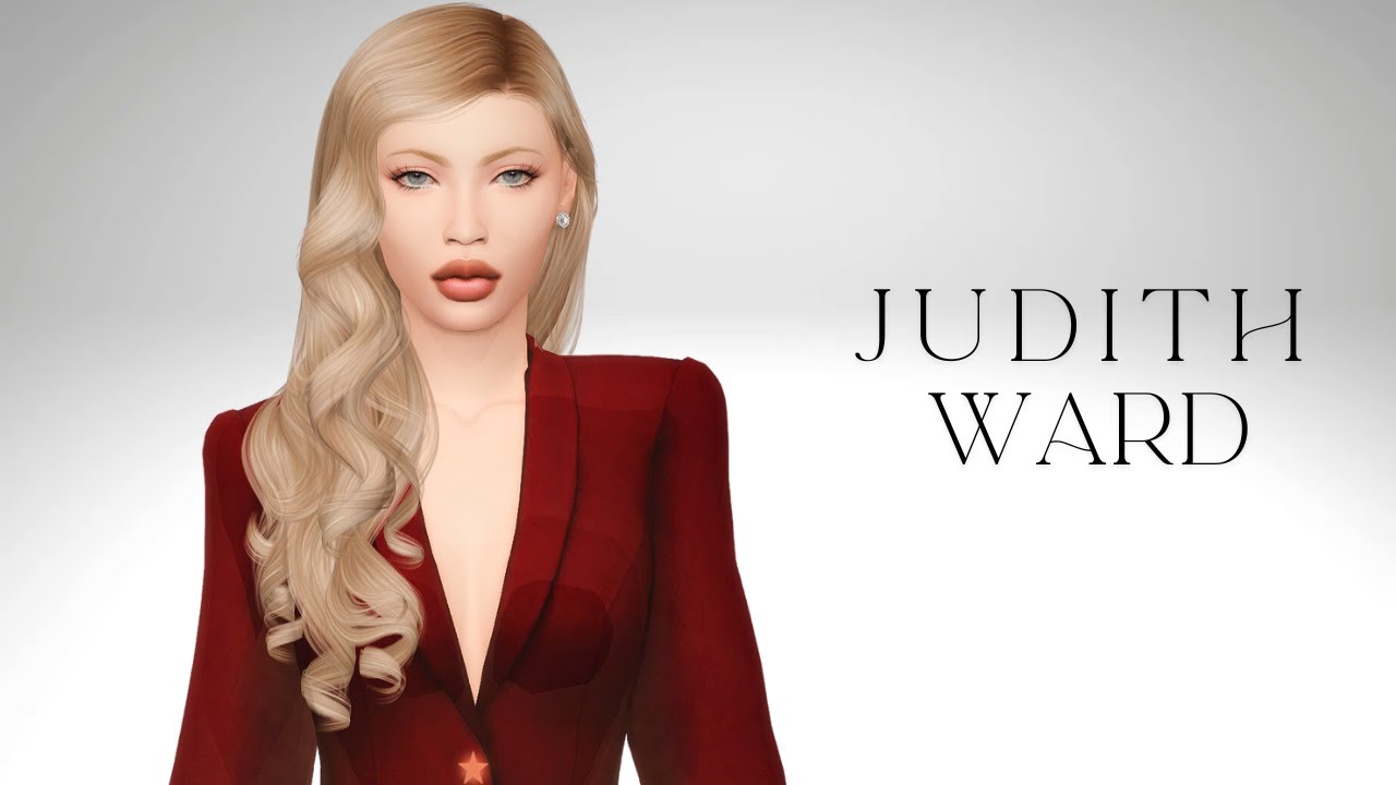 The Sims 4 |Townie Makeover | Judith Ward - YouTube