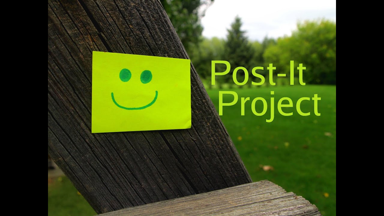 Post-It Project - YouTube