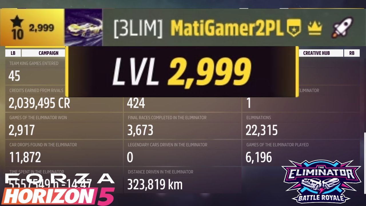 I FINALLY GOT MAXED LEVEL IN FH5! PRESTIGE 10 AND 2999 LEVEL! - Forza ...