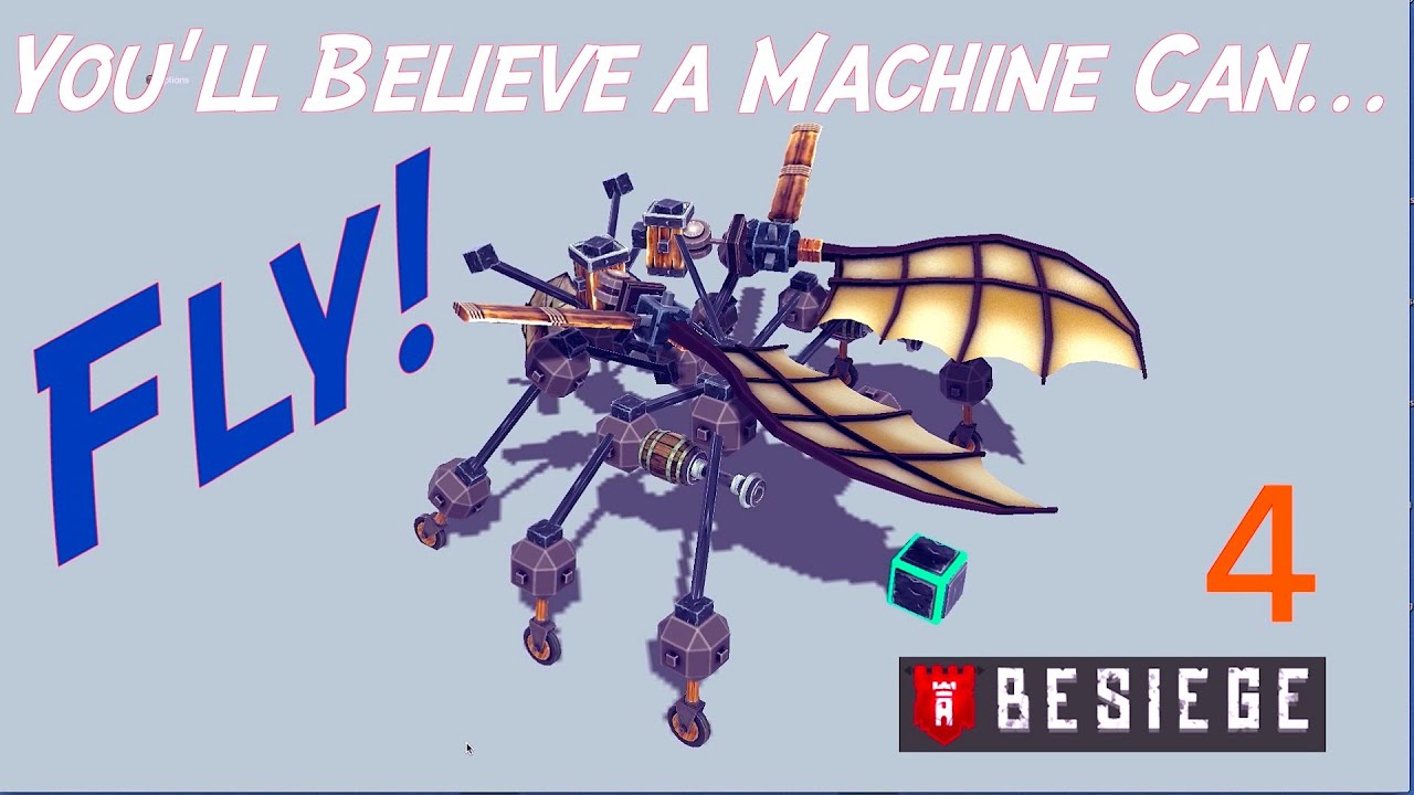 Besiege: Flight 7: Hovering Aircraft - YouTube