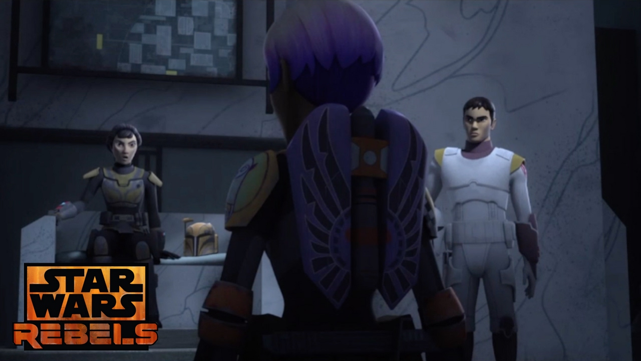 Star Wars Rebels: Sabine argues with Mother & Brother - YouTube
