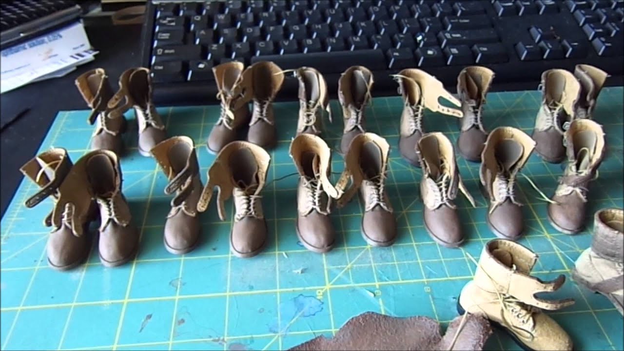 CUSTOM BOOTS FOR THE HOT TOYS BANE FIGURE - COMMISSIONS - YouTube