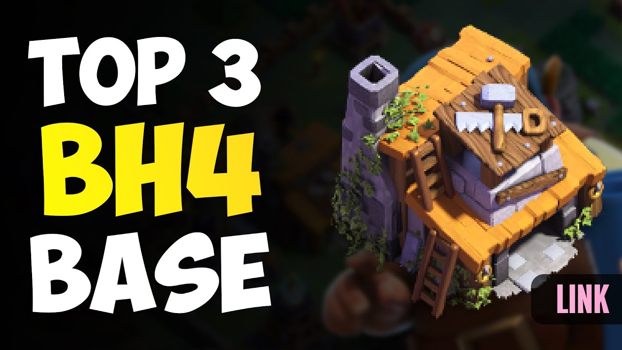 TOP 3 Best Builder Hall 4 Base / BH4 Builder Base + Copy Link / COC ...