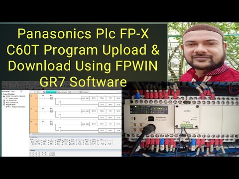Panasonics Plc FP-X C60T Program Upload & Download Using FPWIN GR7 Software - YouTube