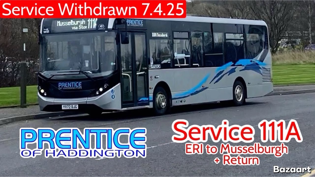 FRV: Prentice of Haddington Service 111A • ERI to Musselburgh • E200MMC ...