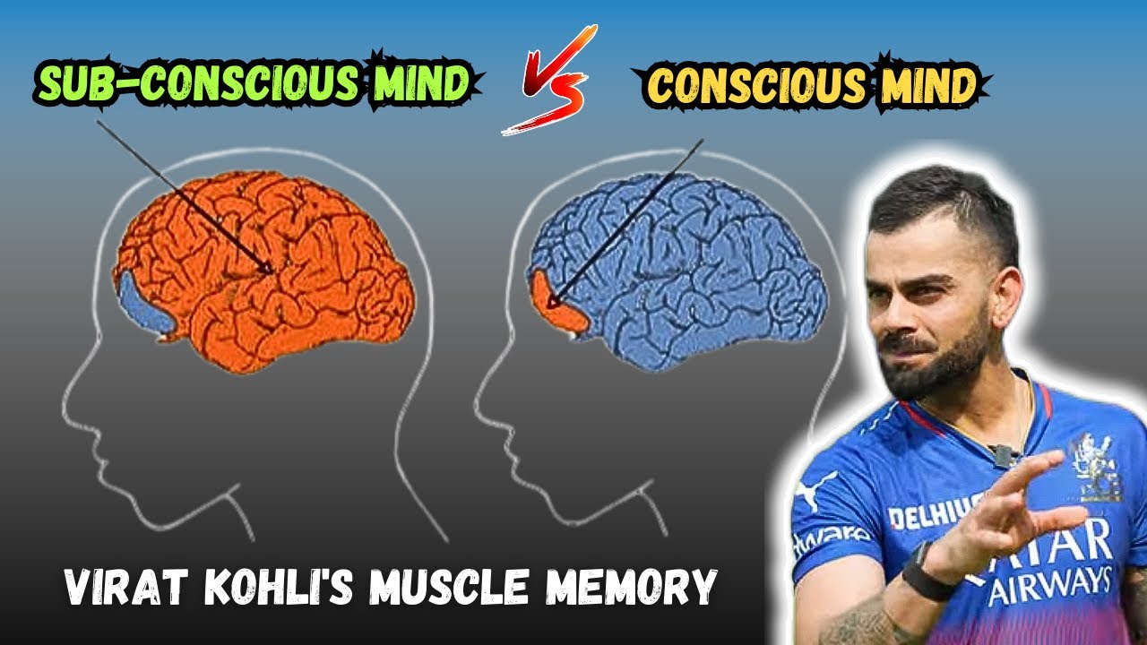 VIRAT KOHLI's MUSCLE MEMORY II Sub Conscious vs Conscious Mind 🧠II HOW ...