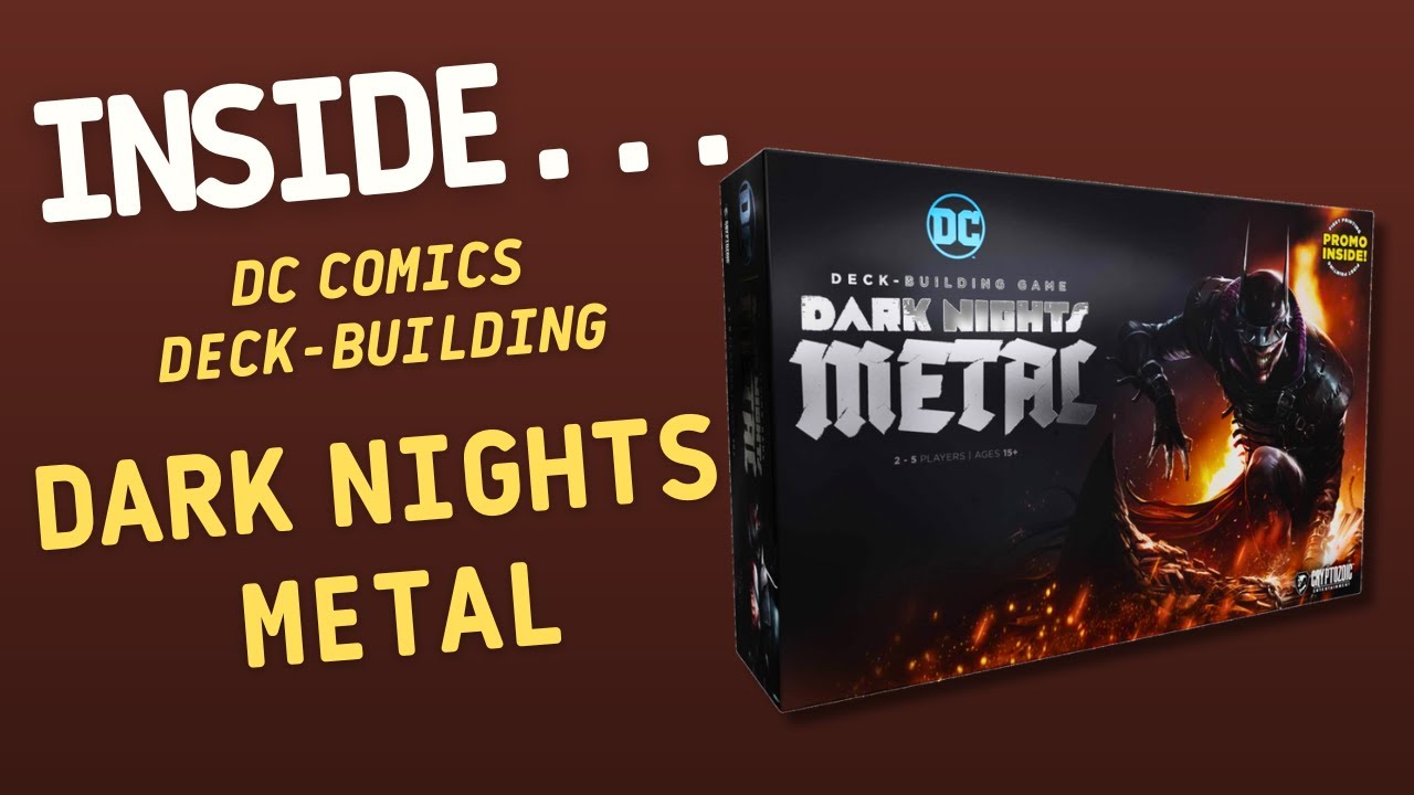 DC Comics Deck-building Game Dark Nights Metal | Inside with João ...