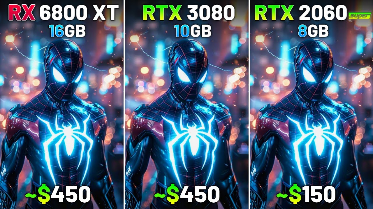 Before You Buy in 2025: RX 6800 XT vs RTX 3080 vs RTX 2060 SUPER ...