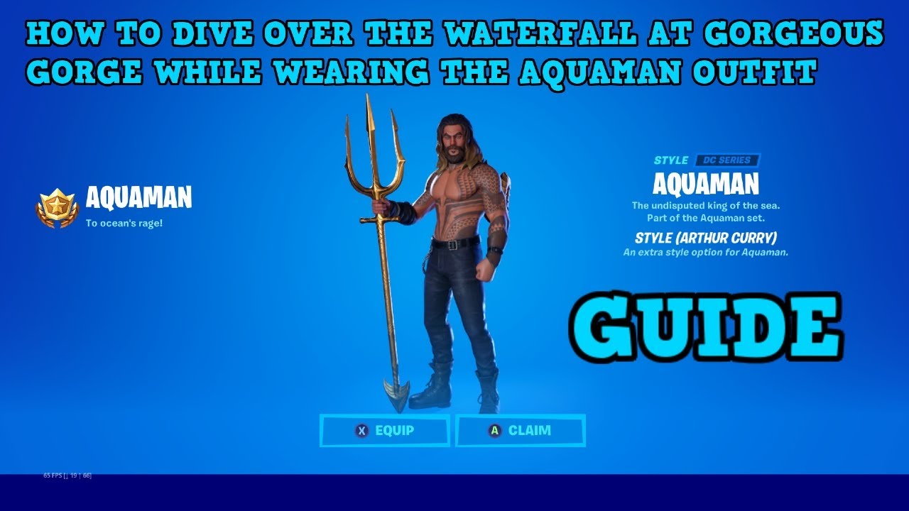 DIVE OVER THE WATERFALL AT GORGEOUS GORGE WHILE WEARING THE AQUAMAN ...