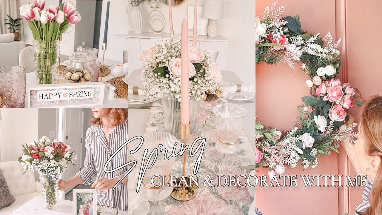 Spring clean & decorate with me 🌷 DIY | Table Decorating Ideas ...