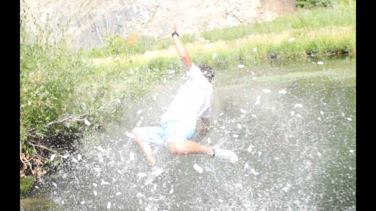 Jase Skating into a River! - YouTube