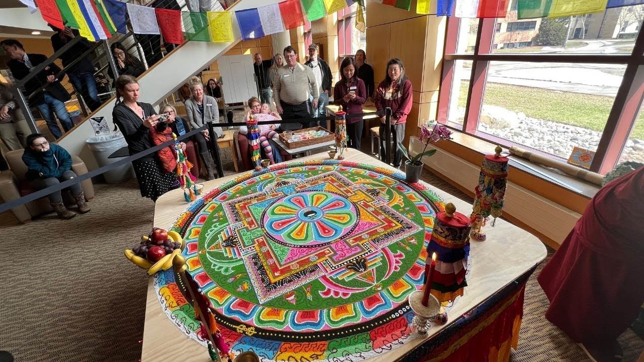 Creation & Destruction of the Sand Mandala - YouTube