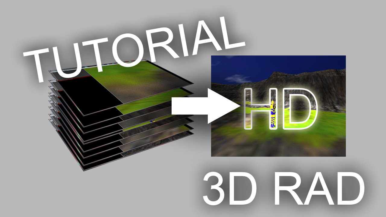 Tutorial: HD Screenshot in 3D Rad - YouTube