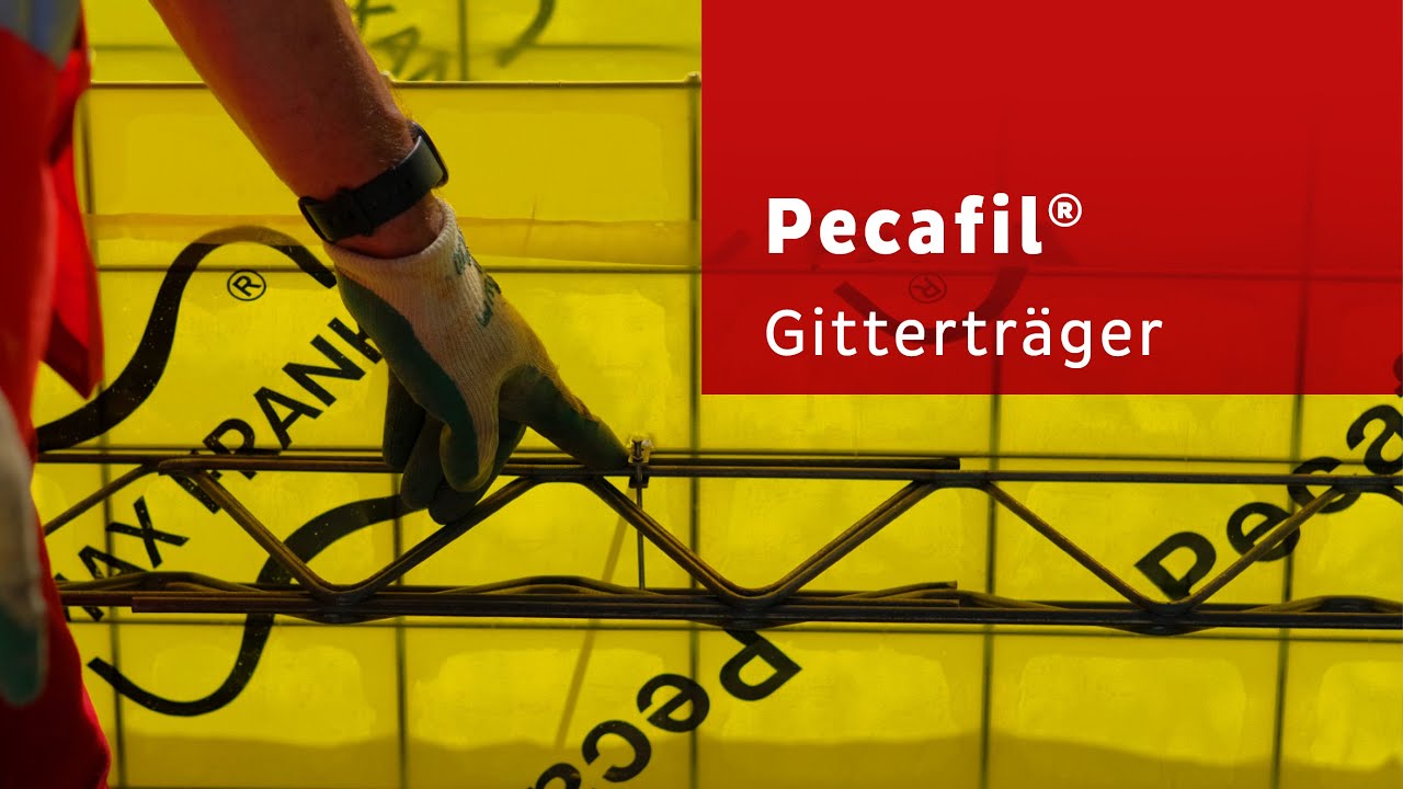 Pecafil® Streifenfundamente mit einer Aussteifung mit ...