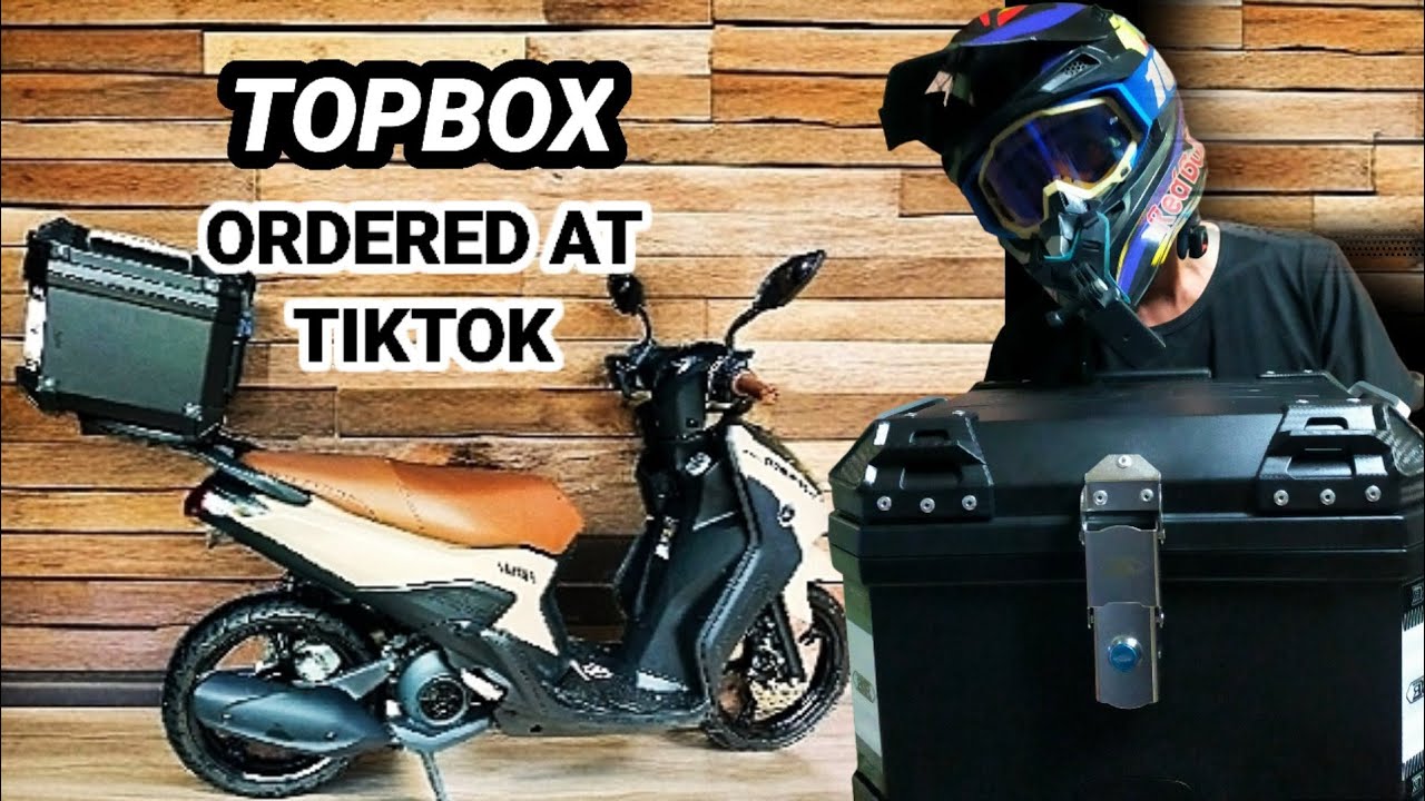 NEW TOP BOX FOR MY MIO GEAR - YouTube
