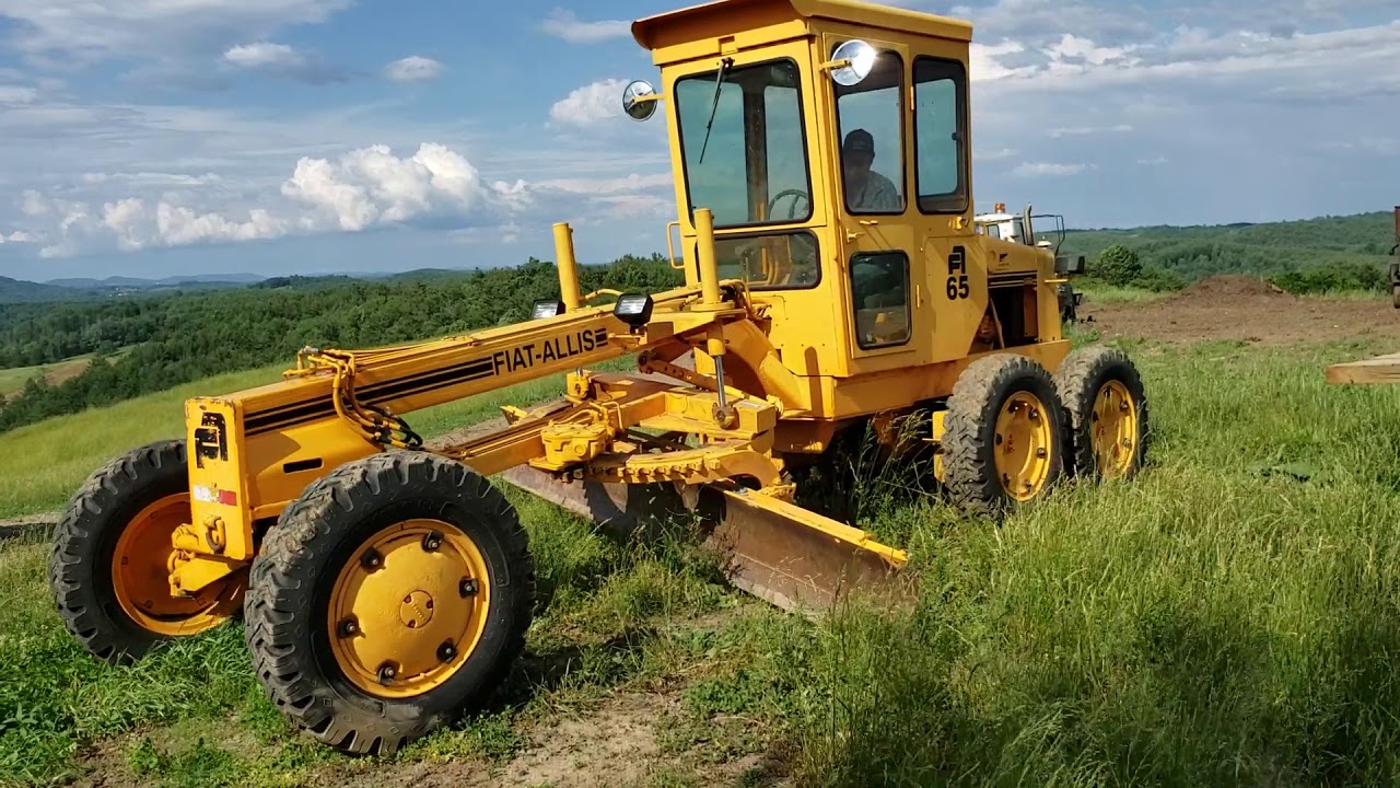 1978 FIAT ALLIS 65 GRADER - YouTube