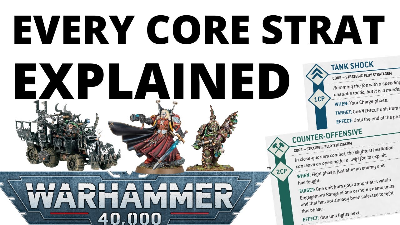 Every Core Stratagem in Warhammer 40K Explained + How to Use Them - YouTube