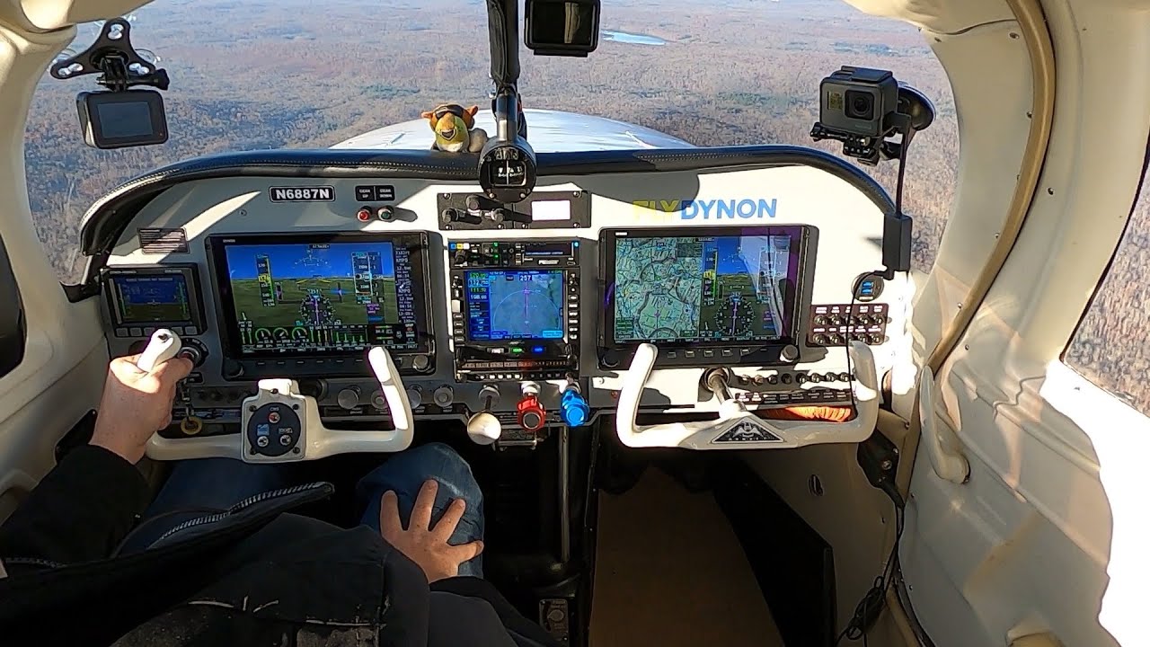 DYNON SKYVIEW HDX FULL GLASS PANEL w/ AVIDYNE IFD540 | MooneyM20C ...