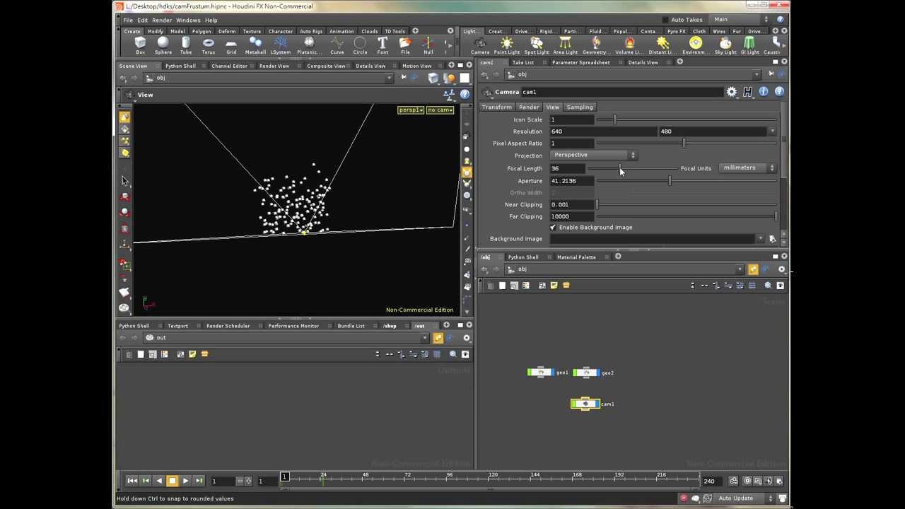 Camera Frustum SOP Demo - YouTube