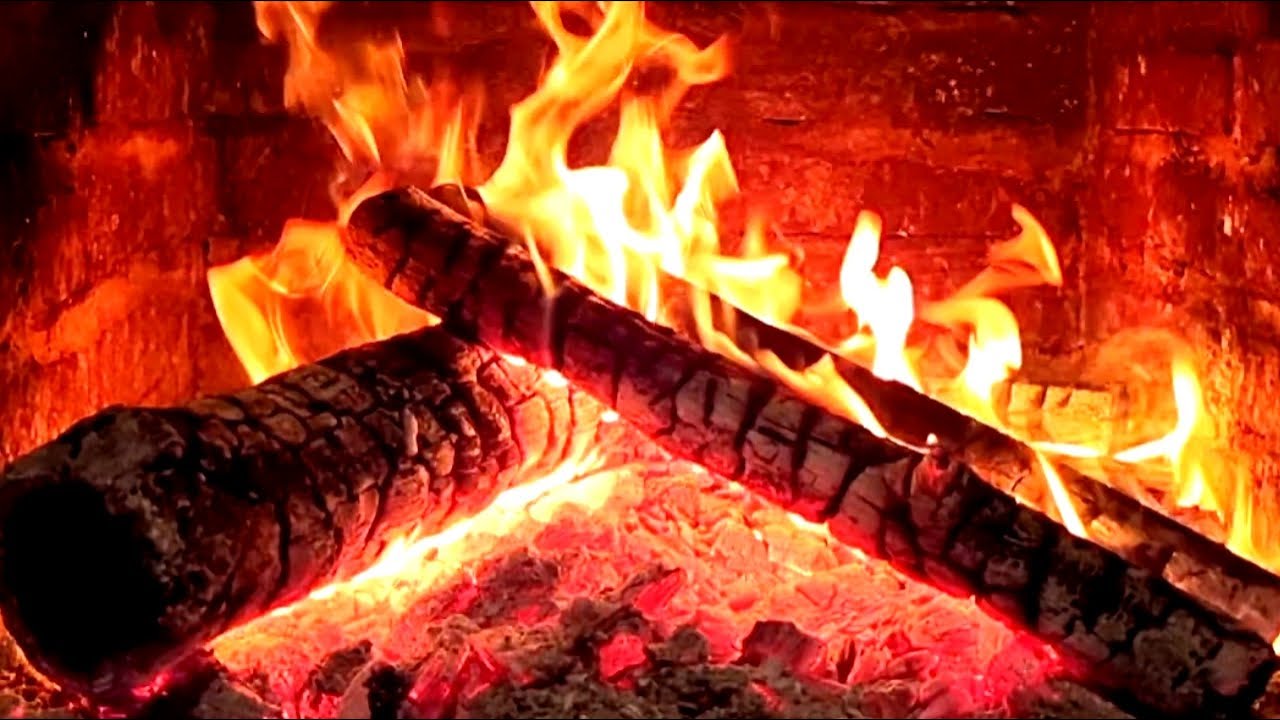 12 HOURS OF RELAXING FIREPLACE SOUNDS 🔥 BURNING FIREPLACE & CRACKLING ...